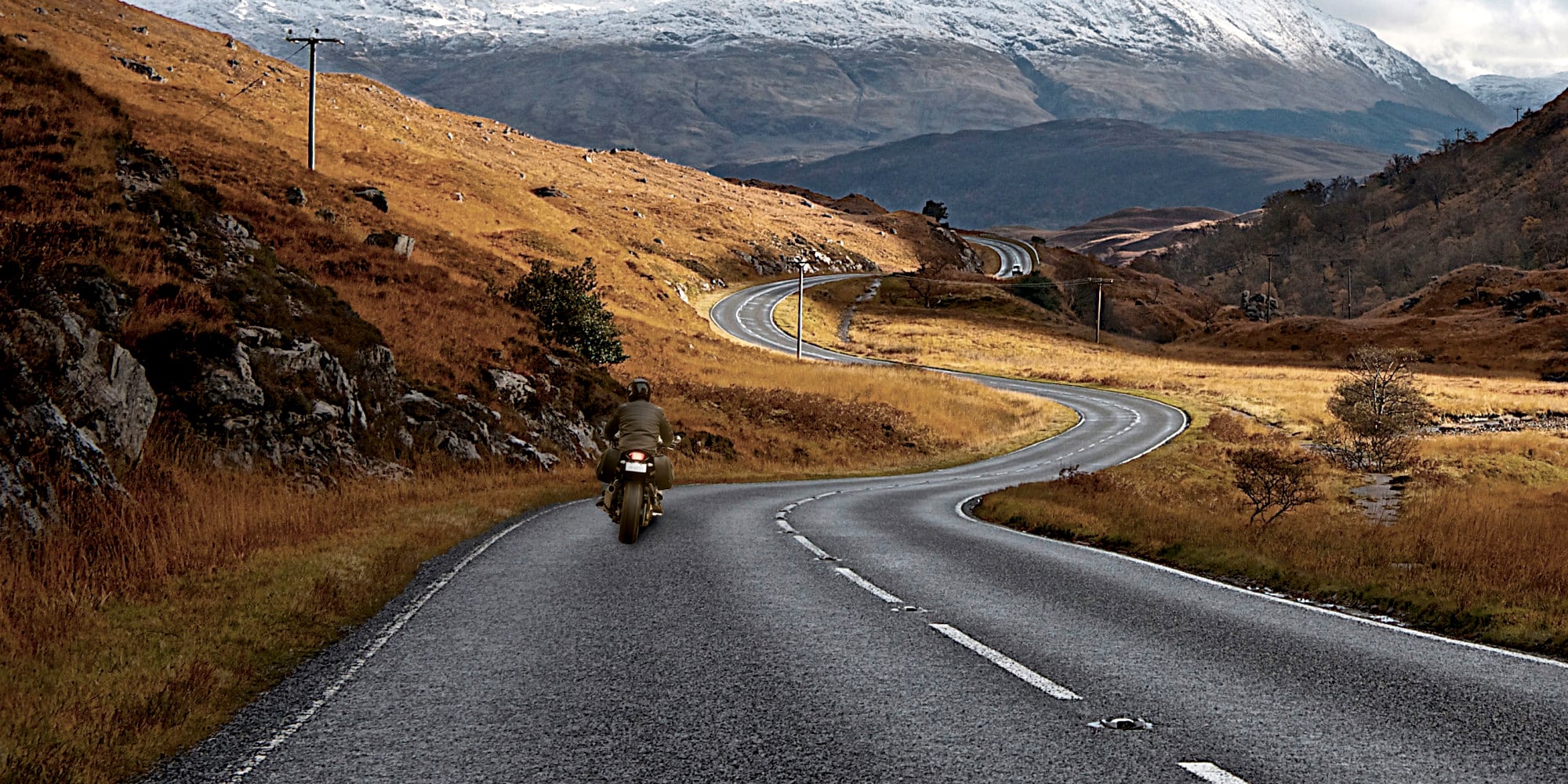 Breathtaking Roads and motorcycle routes in Scotland